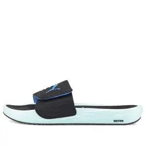 PUMA Nitrocat V Slides - Black/blue