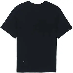 Nike Cartoon Pattern Large Logo Printing Round Neck Casual Short Sleeve Black