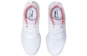 LI-NING Athletic Sneakers With Shock-absorbing Soles - White