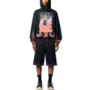 Heron Preston Heron Times Flames" Hoodie