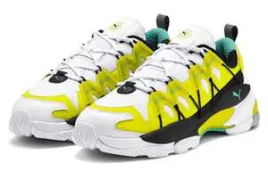 PUMA Ldqcell Omega Low Top Sneakers - White/yellow/black