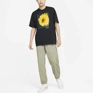 Nike Skateboard Daisy-print Crew Neck - Black