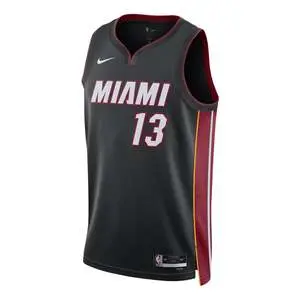 Nike Dri-fit Nba Miami Heat Bam Adebayo Icon Edition 2022/23 Swingman Jersey - None