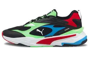 PUMA Rs-fast Elektro Green Low Top Sneakers - Black