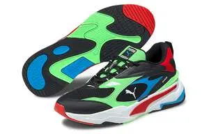 PUMA Rs-fast Elektro Green Low Top Sneakers - Black