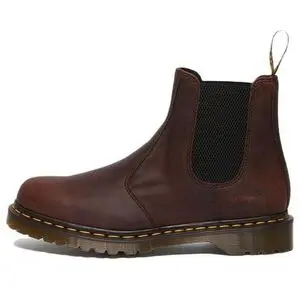 Dr. Martens 2976 Waxed Full Grain Leather Chelsea Boots - Chestnut