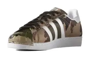 Adidas Originals Superstar Camouflage Sneakers - Green