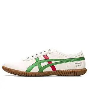 Onitsuka Tiger Tsunahiki Slip-on Sneakers - Creamwhite/green