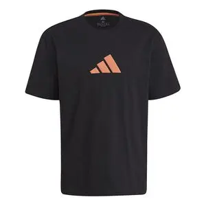 Adidas Camo Loose Tee Casual Sports Printing Short Sleeve - Black