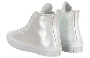CONVERSE Chuck Taylor All Star Iridescent Leather High Top Sneakers - White