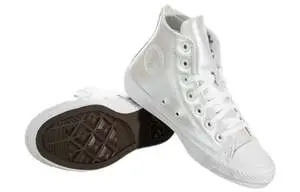 CONVERSE Chuck Taylor All Star Iridescent Leather High Top Sneakers - White