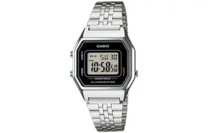 Casio Quartz Waterproof Digital Watch - Silver