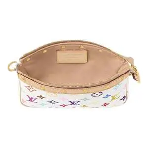 LOUIS VUITTON X Takashi Murakami Pochette Accessoires - White Multicolored