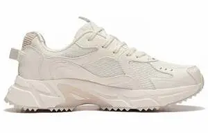 LI-NING Casual Lightweight Low-top Sneakers - White/beige