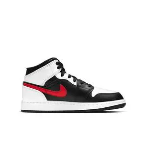 JORDAN 1 Mid Se - Black/white/red