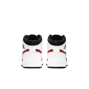 JORDAN 1 Mid Se - Black/white/red