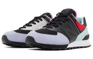 NEW BALANCE Louis De Guzman X 574 "geometric Color-blocked - Gray/blue/black