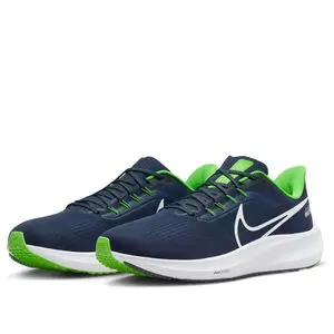 Nike X Nfl Air Zoom Pegasus 39 Seattle Seahawks - Black/white/white