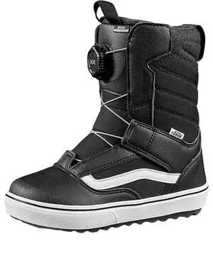 VANS Juvie Linerless Snowboard Boots - Black/white