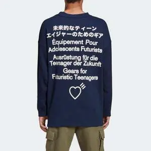 Adidas Originals X Human Made Embroidered Logo Sweatshirt