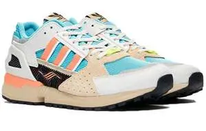 Adidas Zx 10000c " Coral Blue" Sneakers - Grey