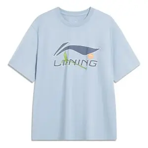 LI-NING Essential Logo T-shirt - Light Blue