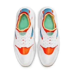 Nike Huarache "white Safety Orange - White/blue