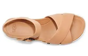 UGG Sandals With Buckled Ankle Strap