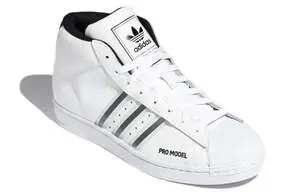 Adidas Pro Model High Top Sneakers - White/black