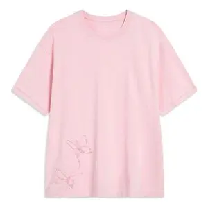 LI-NING Chinese Culture Floral Graphic T-shirt - Pink