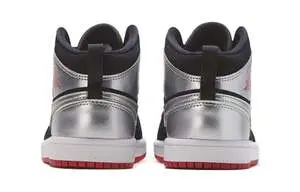 JORDAN 1 Mid Sneakers - Black/silver
