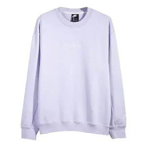 Nike Crewneck Sweatshirt With Embroidered Logo - Lavender
