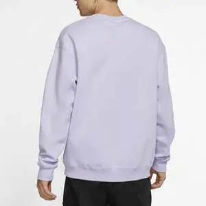 Nike Crewneck Sweatshirt With Embroidered Logo - Lavender