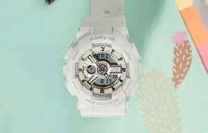 Casio Baby-g Analog-digital Shock Resistant Watch - White