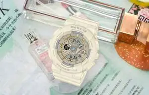 Casio Baby-g Analog-digital Shock Resistant Watch - White