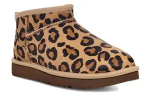UGG Classic Ultra Mini Spotty Ankle Boots - Leopard