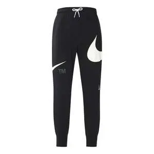 Nike Large Logo Lacing Knit Bundle Feet Sports Pants/trousers/joggers Autumn - Black