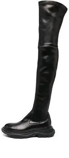 Alexander McQueen Hybrid Over The Knee Boots