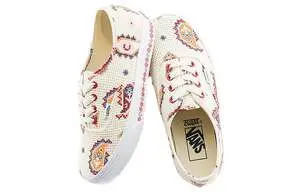 VANS Authentic X Clottee "pixelated Universe Marshmallow" Sneakers - Marshmallow/true White
