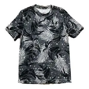 JORDAN Poolside Printing Sports Tops - Black