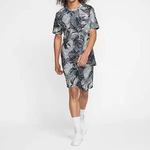 JORDAN Poolside Printing Sports Tops - Black