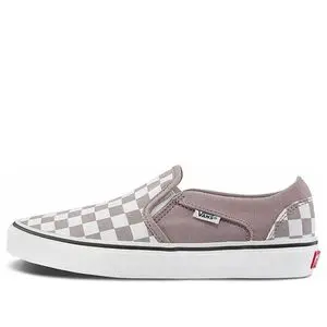 VANS Vans Asher Checkerboard Slip-On Sneakers Gray/white