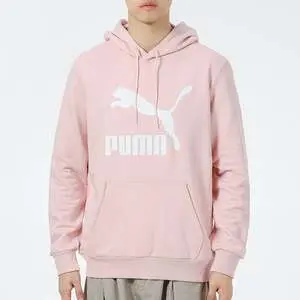 PUMA Classics Logo Printing Pullover - Pink