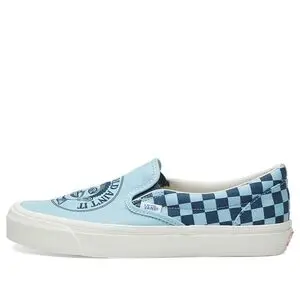 VANS John Van Hamersveld X Og Classic Slip-on 'stratosphere Checkerboard - Blue/white