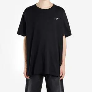 Off-White Oversize Painting Arrow Printing Cotton Round Neck Short Sleeve Loose Fit