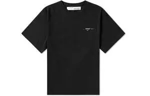 Off-White Oversize Painting Arrow Printing Cotton Round Neck Short Sleeve Loose Fit