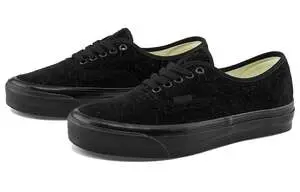 VANS Og Authentic Lx Velvet Embroidery Leopard Sneakers - Black
