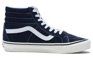 VANS Sk8-hi High Top Sneakers - Blue/white