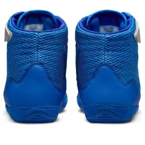 Nike Inflict Le High Top Wrestling Sneakers - Gray/blue/white