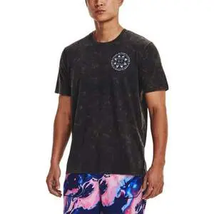 Under Armour Run Anywhere Short Sleeve T-shirt 'black Multi
